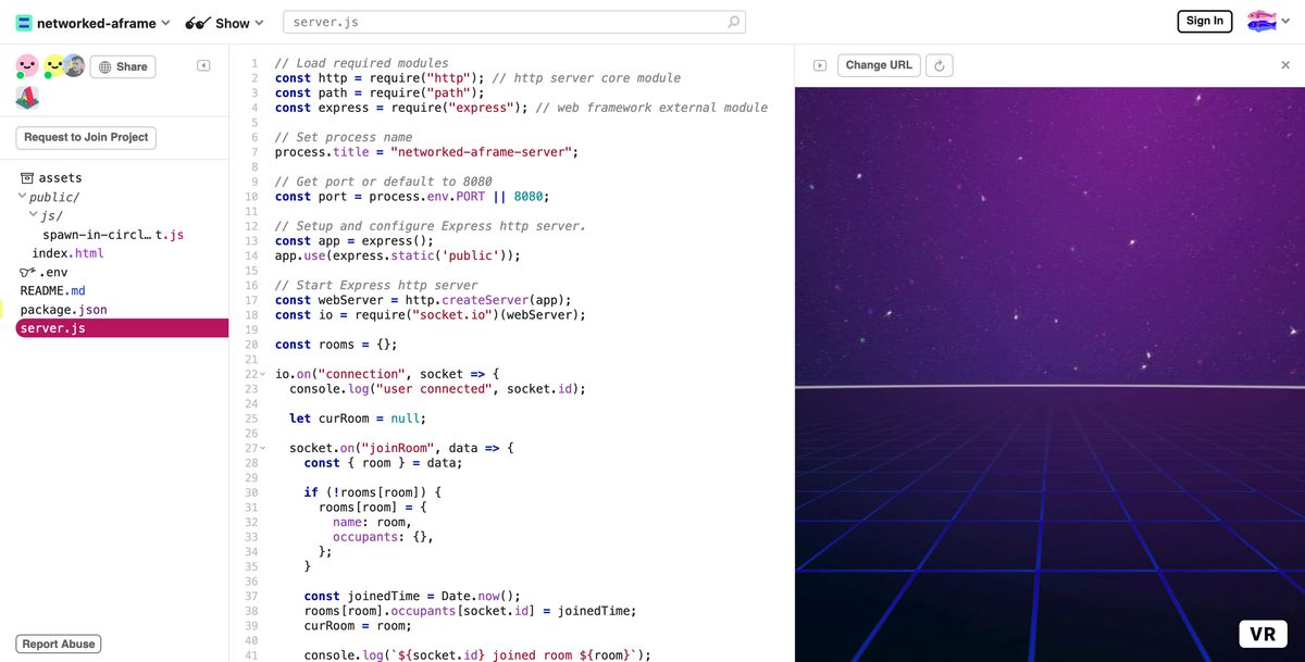 Create your own reality on Glitch